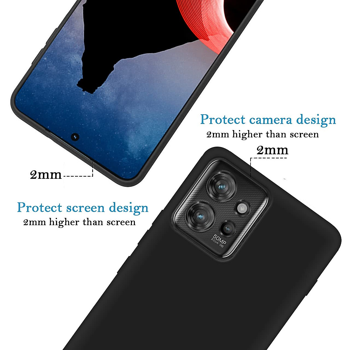 Custom Phone Case for Motorola Moto ThinkPhone 5G Customized Personalized Multi-Picture Collage Photos Cover Anti-Scratch Shock-Resistant Soft Protective TPU Phone Cases