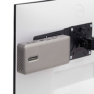StarTech.com VESA Mounting Bracket for NUC/Thin Clients or Laptop Docking Stations, VESA 75x75/100x100 Compatible