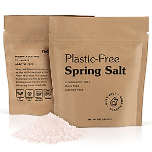 Spring Salt - Organic - Microplastic Free Sea Salt - Coarse - 7oz Pouch