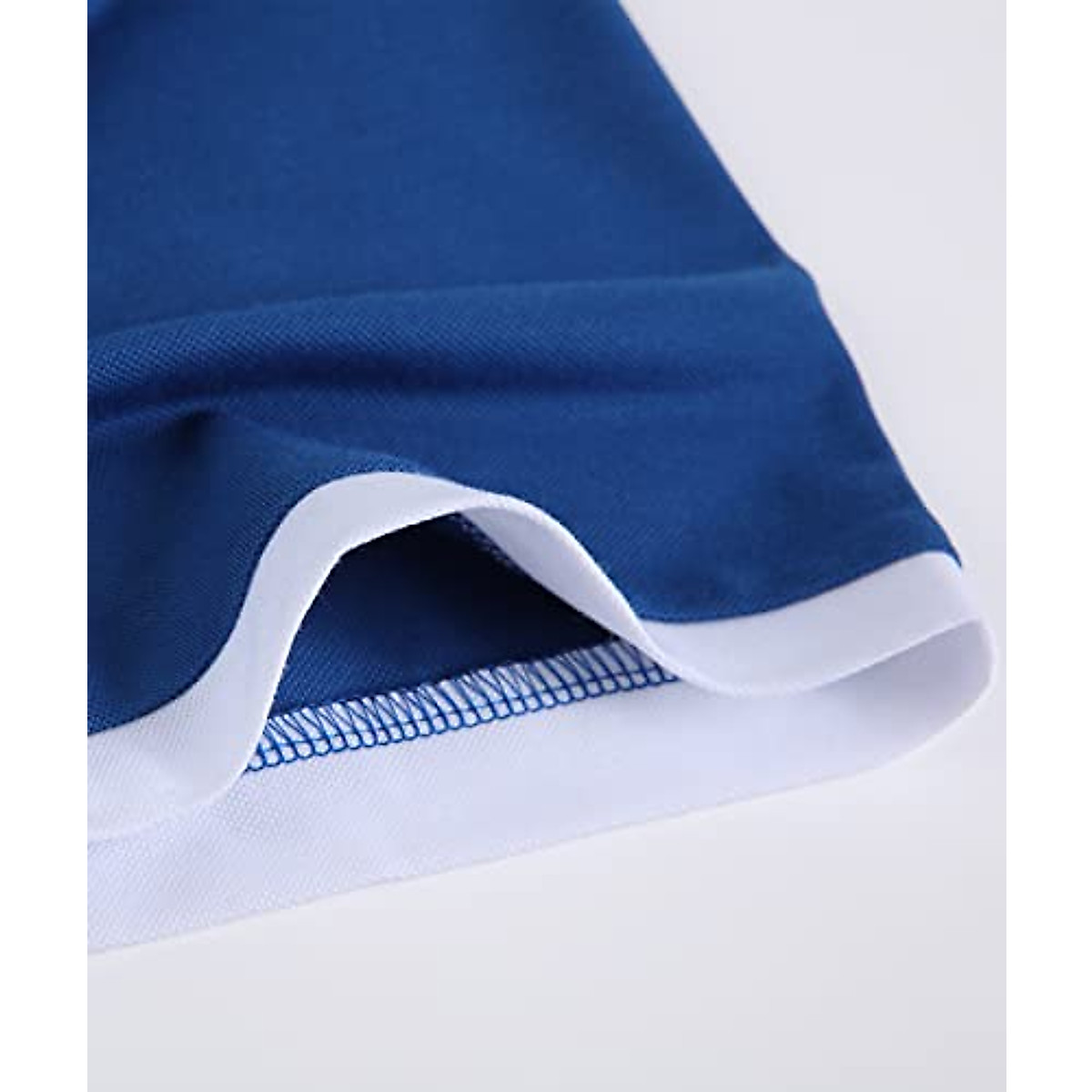 SWISSWELL Blue Polo Shirts for Men Short Sleeve T-Shirts Golf Tennis Outdoor Sport Shirt (Blue, 2XL)