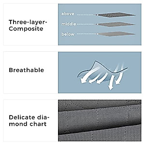 Under Bed Storage Bins - Clothes Storage Bags Underbed Container Foldable Large Capacity Thick Breathable Fabric Clothes Organizer for Clothing, Shoes, Blankets, Sweaters, Toys (Grey, 2 Pack)