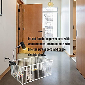 GABraden Reptile Pet Coop Heater 50W Safer Than Brooder Lamps Used for Rabbits, Chickens, Hamsters and Other Small Animals (Black)