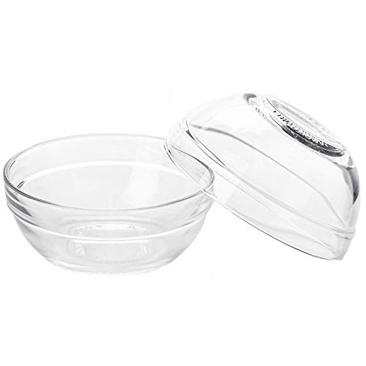 Lawei Set of 12 Glass Bowls - 3.5 inch Mini Prep Bowls Serving Bowls Glass Salad Bowl for Kitchen Prep, Dessert, Dips, Candy Dishes