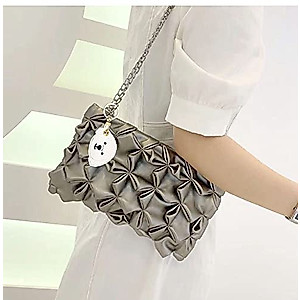 2 Pack Tomcrazy 3in1 Cartoon Protective Case for Apple Airtag Keys Ring Samsung Galaxy SmartTag Cases Tile Mate 2022 Sticker 2020 Access Card Keychain Suitable for Bag/Suitcase (1 Dog & 1 Bear)