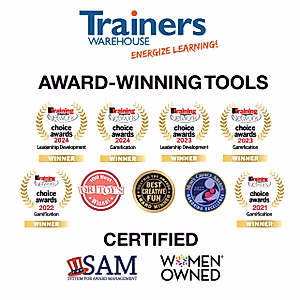 Trainers Warehouse Deskmate - Office Desk Accessories, Desk Signs, Funny Office Gifts | 24 Signs to Discourage (or Invite) Distractions in an Open Office or WFH Setting, ‎4.25 x 1 x 0.39 inches