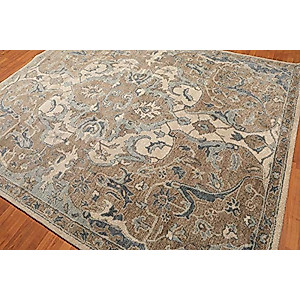 Old Hand Made Allura Floral Traditional Persian Oriental Woolen Area Rugs (8'x10')