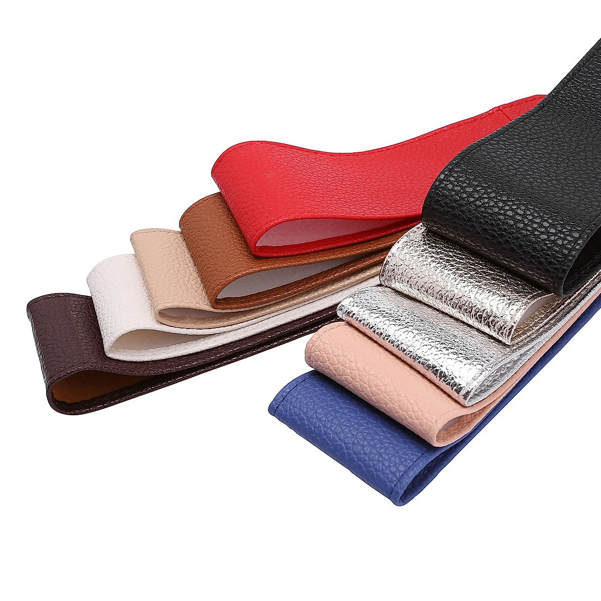 Ayliss Women Soft Leather Obi Belt Self Tie Wrap Cinch Belt,Black