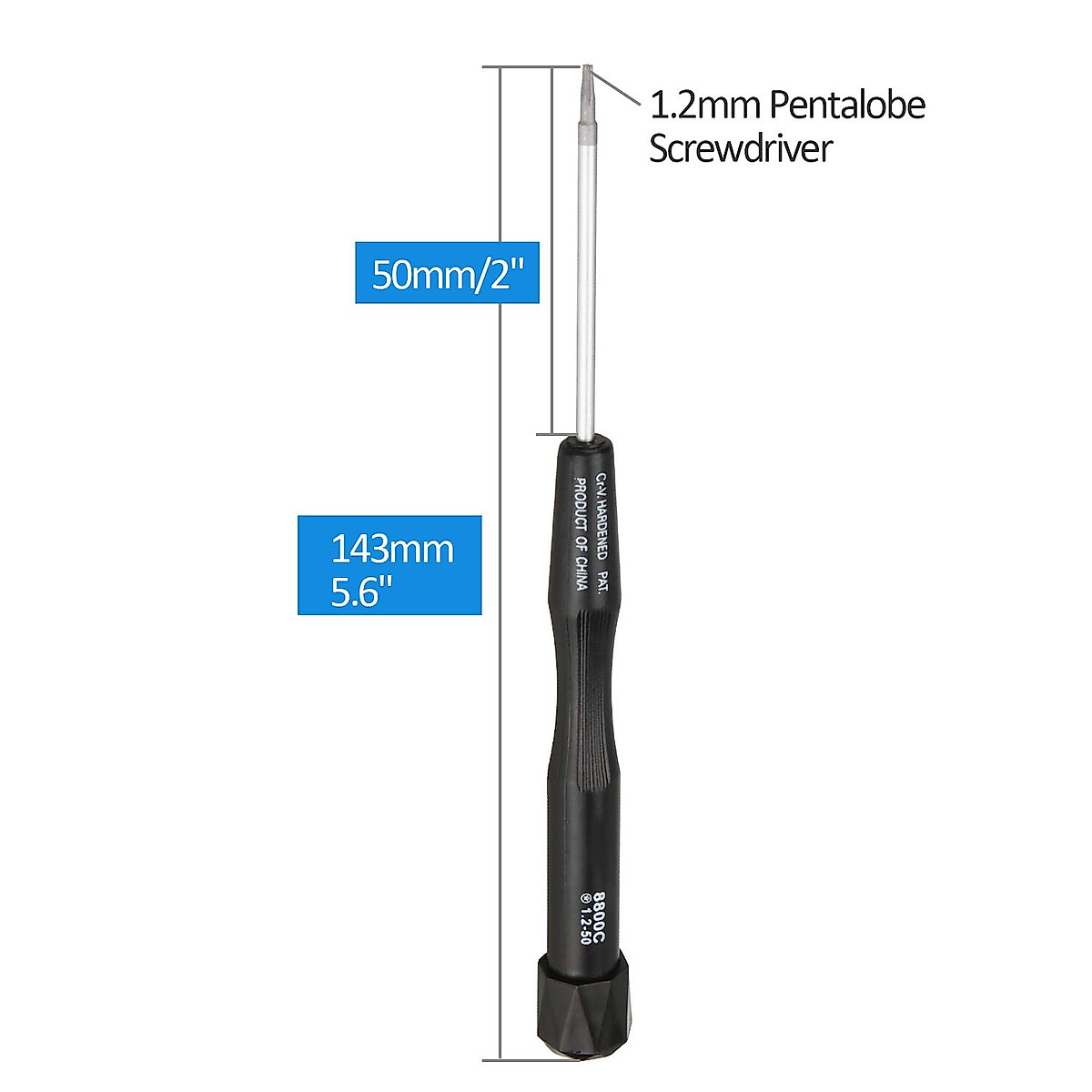 HQMaster Pentalobe Screwdriver for Apple MacBook Air & MacBook Pro with Retina Display Macs Notebook Laptop Back Case Bottom Cover Star Screws Computer Repairing Opening Tool