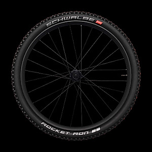 Cicli Bonin Unisex's Schwalbe Rocket Ron Addix Speed Tl Easy Snakeskin Tyres, Black, One Size