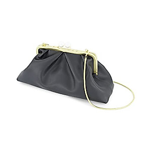 ZAC Zac Posen Lacey Soft Frame Clutch, Black
