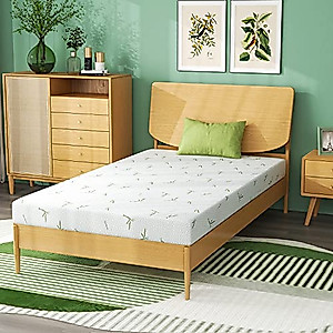 Twin Mattress, 6 inch Twin Size Memory Foam Mattresses in a Box Cooling Gel Mattress for Kids Bunk Trundle Bed Daybed, Medium Firm