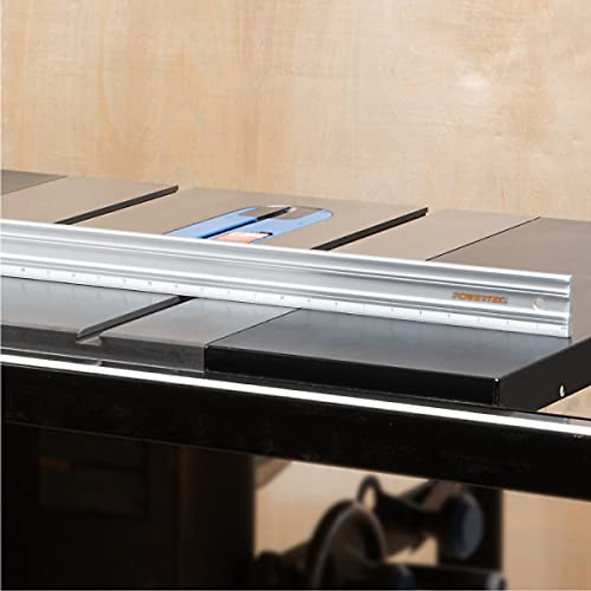 POWERTEC 71503 50" Anodized Aluminum Straight Edge | Metal Straight Edge Machined Flat to Within 0.003” Over Full 50” - Professional Finishing Tools