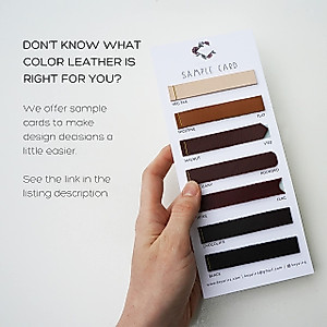 KEYAIIRA - Custom Leather Wall Strap for hanging pillow cushions, Headboards, Banquet strap shelf wall hung hook floating nightstand shelving bracket farmhouse