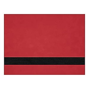Laserable Leatherette 12" x 18", Leather Sheets for Laser Engraving with Adhesive Backing, Craft Supplies and Materials (Red/Black)