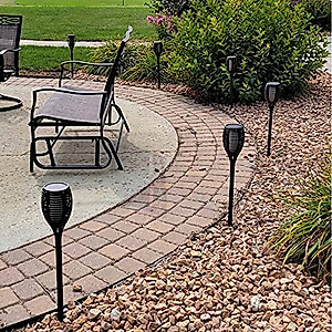 zhuohai 6PCS 8.25 Inch Reinforced Ground Spikes, Solar Lights Spikes ABS Plastic Lights Replacement Stakes, Ideal for Solar Pathway Lights Garden Lights Torch Lights( Inside Diameter of 0.83 Inches)