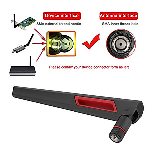 8DBi Router Antenna for ASUS AC68U AC88U AC66U with RP SMA Interface for 2.4G/5G Dual Frequency Router (1PCS)