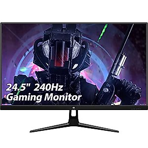 Z-Edge 24.5" Gaming Monitor, Z-Edge UG25I FHD 1920x1080 240Hz Gaming Monitor, 1ms Frameless LED, AMD Freesync Premium Display Port HDMI Built-in Speakers