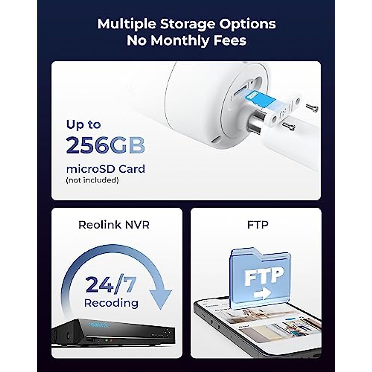 REOLINK CX410 2K PoE Security Camera Outdoor with F1.0 Aperture, True Color Night Vision, 1/1.8" Image Sensor, Adjustable Warm Light, Human/Vehicle/Pet Detection, Built-in Siren, 2-Way Talk