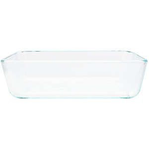 Pyrex 7210 3-Cup Glass Dish with 7210-PC 3-Cup Thistle Purple Lid Made in the USA - 6-Pack