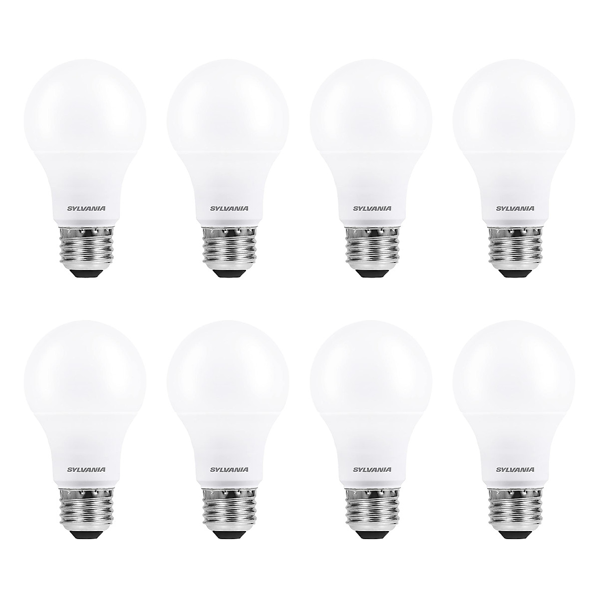 Simple Designs Mother-Daughter Floor Lamp with Reading Light (LF2000-BLK) | Sylvania LED Light Bulbs (60W Equivalent)