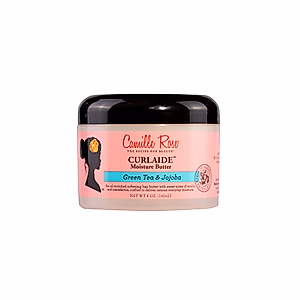 Camille Rose Curlaide Moisture Butter, Hair Styling Cream for Intense Moisture to Strengthen and Nourish Strands, 8 oz