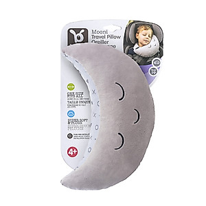 BENBAT Baby Travel Cushion, Children's Neck Cushion, Car Travel Pillow, Infant Head Support Pillow, Children's Cushion (4 Years), Gray