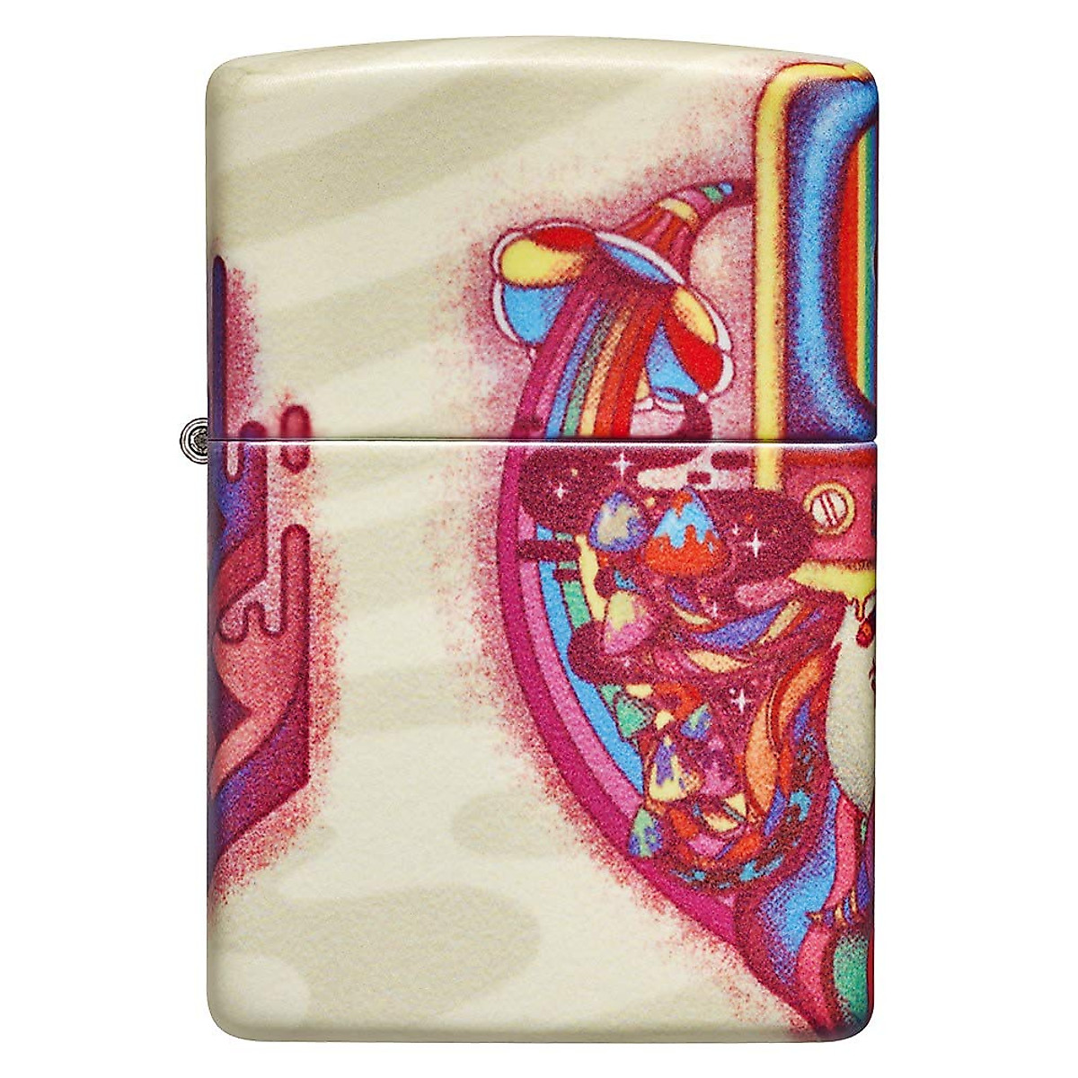 Zippo Trippy Psychedelic Design 540 Color Pocket Lighter