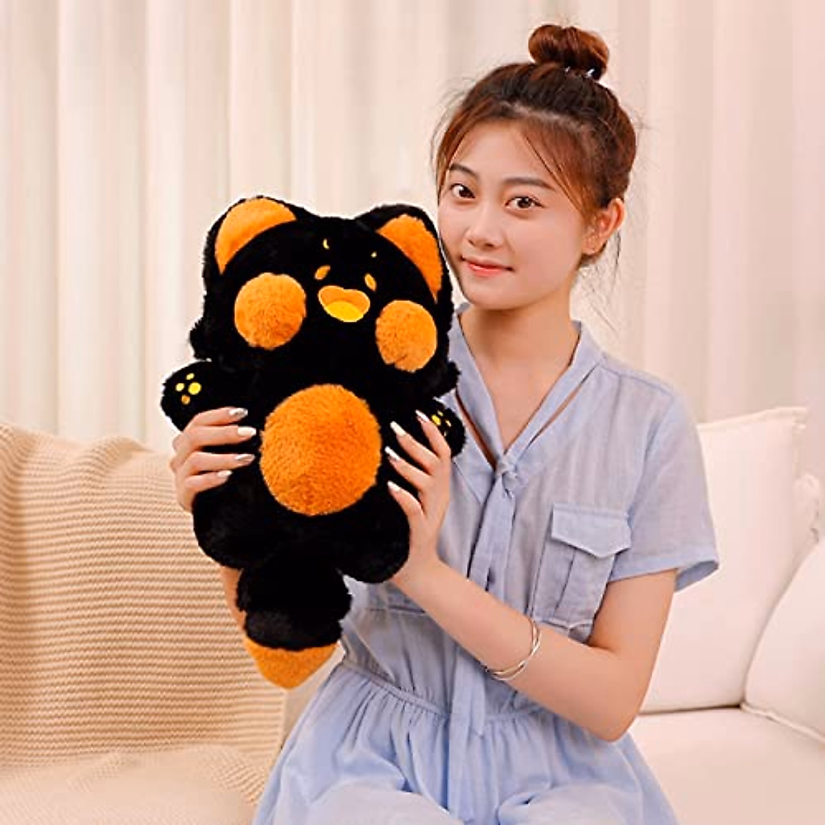 Alwoligag Cat Plush Kawaii Toy,Cat Stuffed Animals,Pillow Cat Soft Pillow, Cute Cat Plushies Gift for Girlfriend and Kids(12 inch)