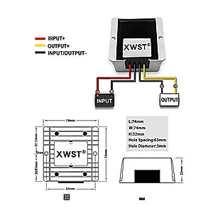 DC to DC 24V to 12V Step Down Voltage 12Volts Regulator Buck Converter Output 10A 120W Power Converter Module (10A)