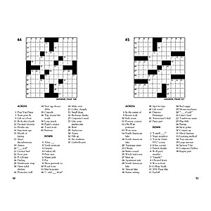 100 Park Bench Crosswords