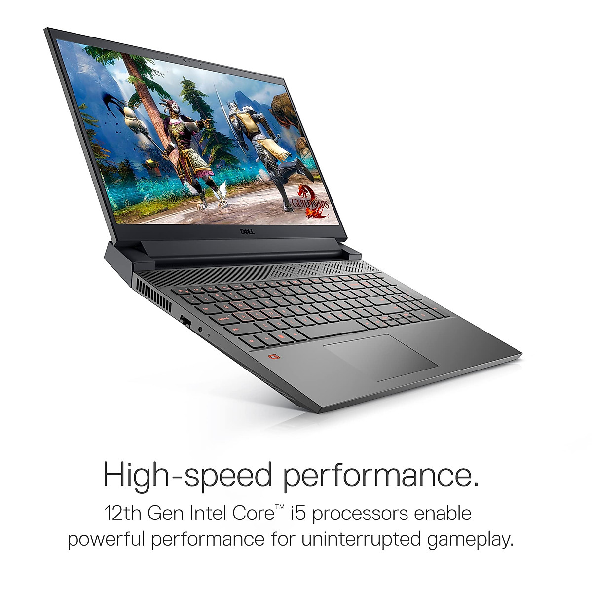 Dell G15 5520 Gaming Laptop - 15.6-inch FHD 120Hz Display, Core i5-12500H, 8GB DDR5 RAM, 512GB SSD, NVIDIA RTX 3050 4GB GDDR6, Intel Wi-Fi 6, Windows 11 Home - Dark Shadow Grey