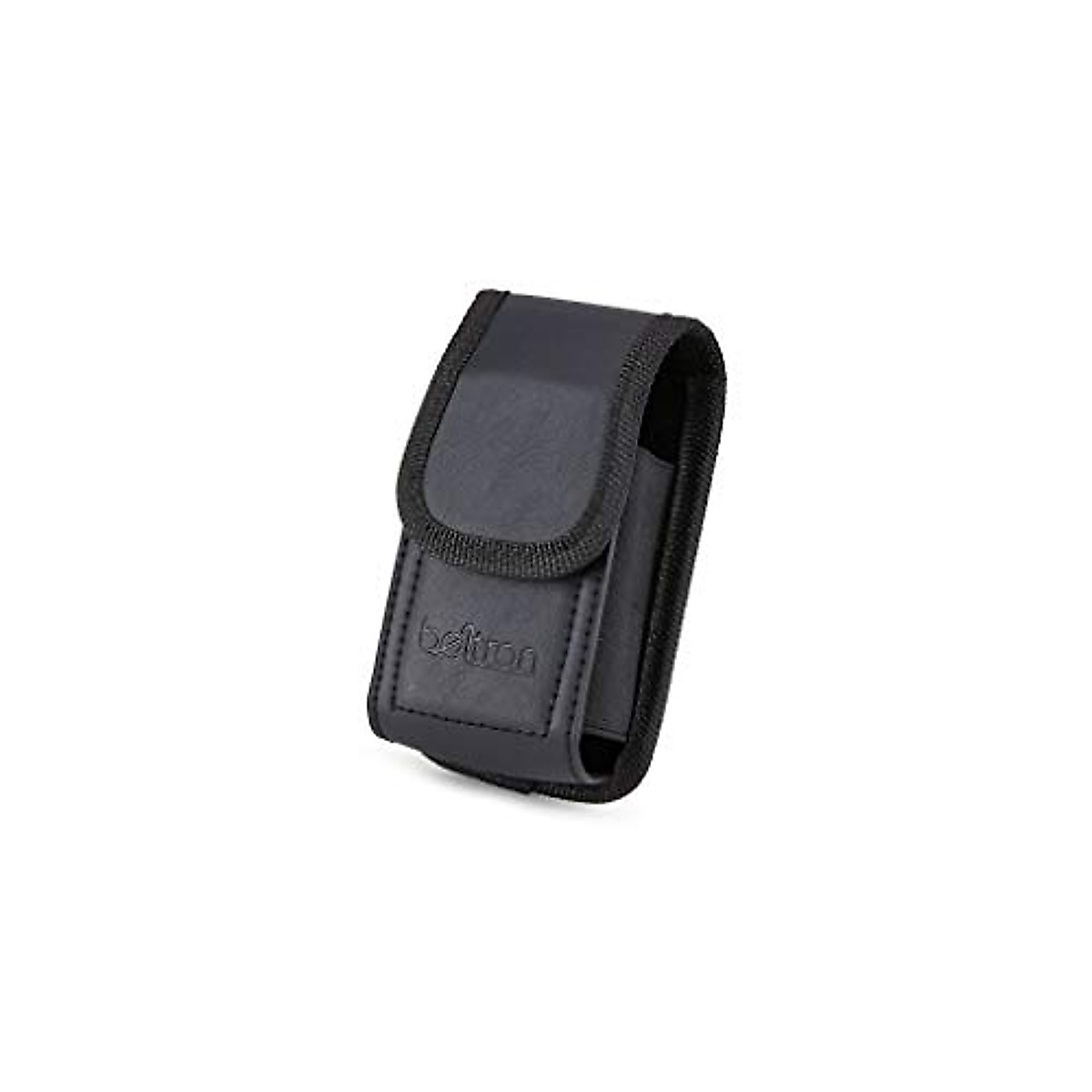 BELTRON Vertical Leather Pouch for DuraXE Epic E4830, DuraXV Extreme E4810, DuraXE E4710, DuraXV LTE E4610, Sonim XP3, XP3plus Features: Heavy Duty Belt Loop, Metal Belt Clip & Dual Magnet Closure