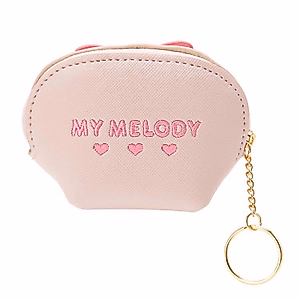 Kawaii Coin Purse Keychain,Cute Wallets for Teen Girls，Cartoon Wallet for Backpack Decoration (Melo)