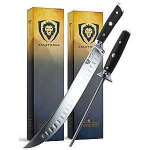 Dalstrong The Gladiator Series Elite Chef & Cleaver Hybrid Knife 8" - "The Crixus Bundled Meat Shredding Claws