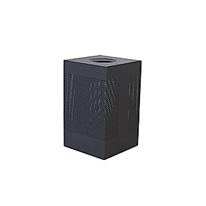 Witt Industries CL40-BK Celestial Square, 30" Height, 18.75" Width, 40 gal Capacity, Black