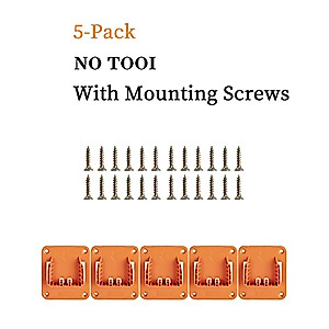 Tool Holder Mount for Ridgid AEG 18V Drill Tool Hanger Power Tool Storage -5 Pack