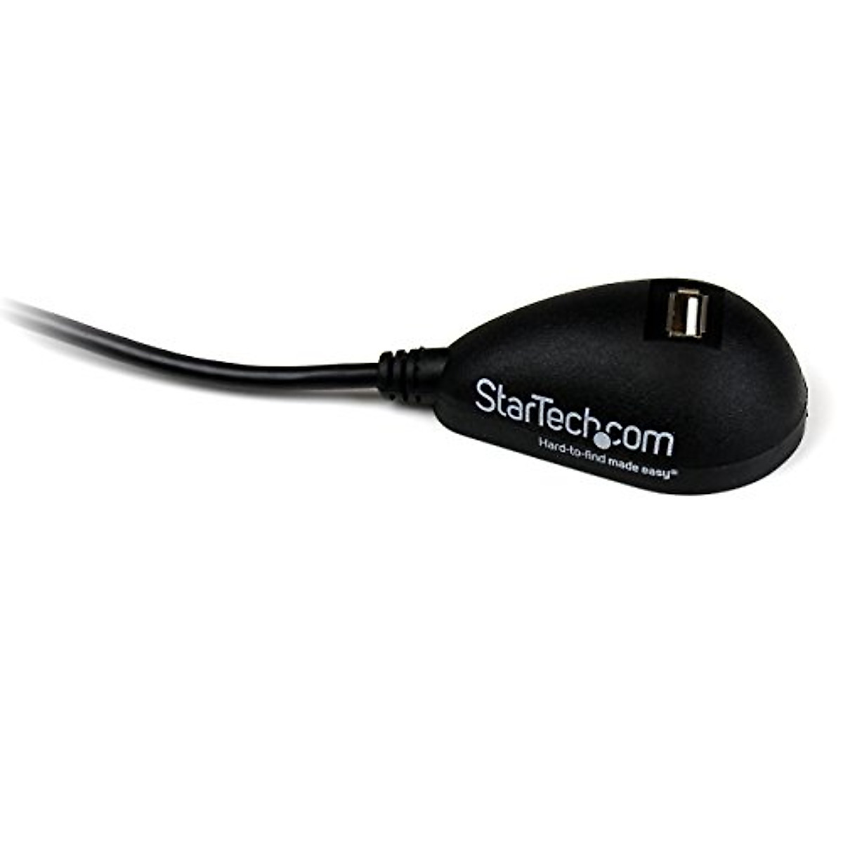 StarTech.com 5ft USB 2.0 Extension Cable - Male to Female - 5 ft USB A to A Extension cord for Laptop, Desktop, Tablet, Webcam & More (USBEXTAA5DSK) , Black