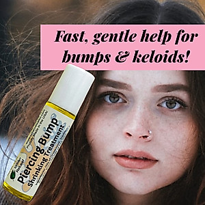 Urban ReLeaf Piercing Bump Shrinking Treatment ! Gentle, Effective Aftercare. Easy Roller-Ball Applicator. 100% Natural with Essential Oils. Help Scars, Nodules, Cartilage, Nose, Ear Spots
