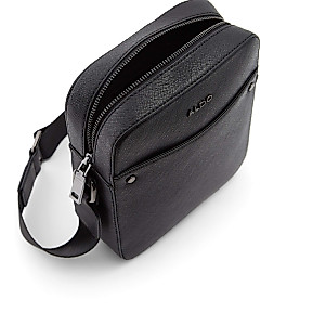 ALDO Men's Poani Crossbody Bag, Black