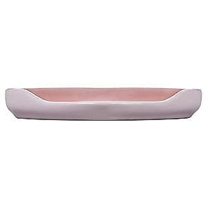 Le Creuset Stoneware Heart Spoon Rest, 5", Shell Pink