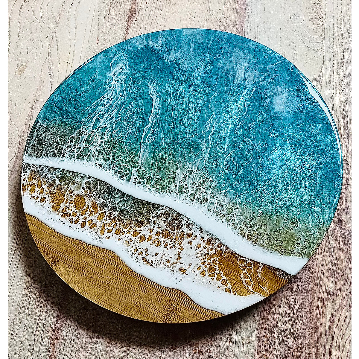 Ocean Lazy Susan, by Coastal Colors Art Co.