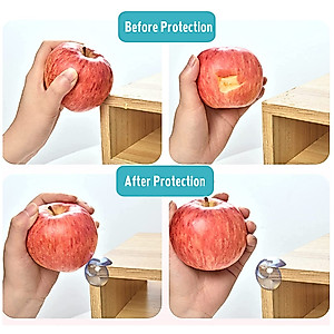 Corner Protector Guards for Baby - Furniture Corner Cushions Edge Safety Bumpers - Baby Proof Bumper Cushion to Cover Sharp Furniture Table Edges, Transparent (32x32mm, Transparent, 12)