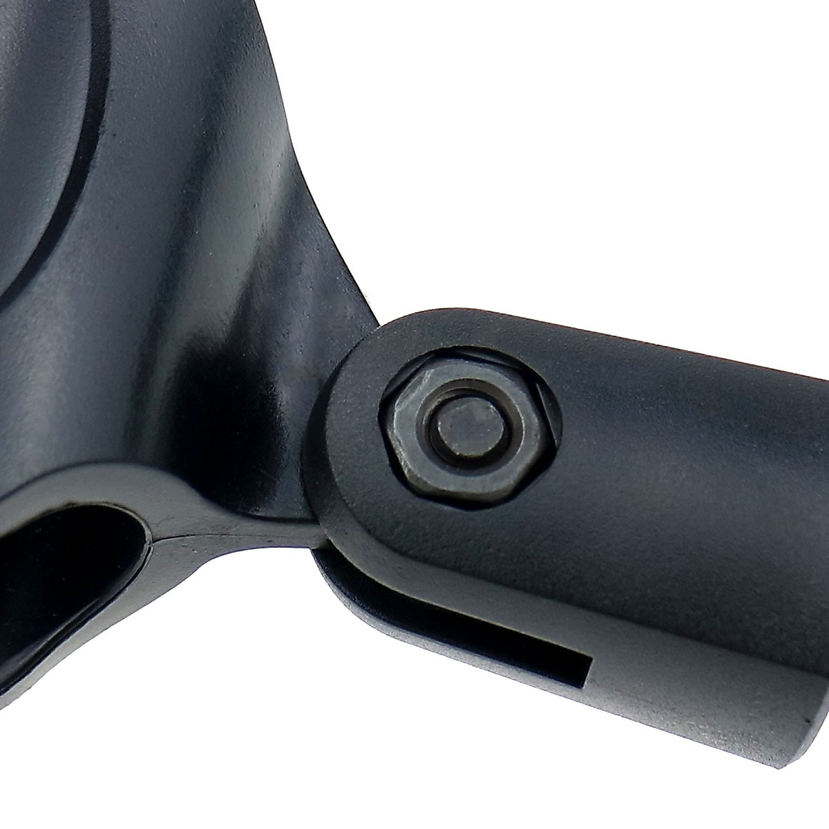 4 Pack Universal Microphone Clip Holder with 5/8" Male to 3/8" Female Screw Adapter Suitable for Handheld Microphones