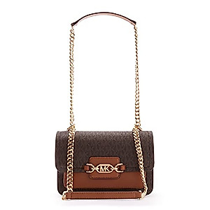 Michael Kors Heather Large Shoulder Brown/Acorn One Size