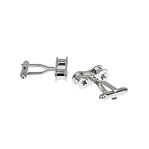 Chain Link Cufflinks Cuff Links Bike Biker Motorcycle Mechanic Cyclist Bicycle