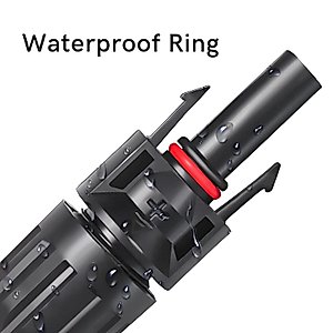Goupchn Solar Branch Connectors Y Connectors in Pair MMF+FFM 2 Pairs for Parallel Connection Between Solar Panels