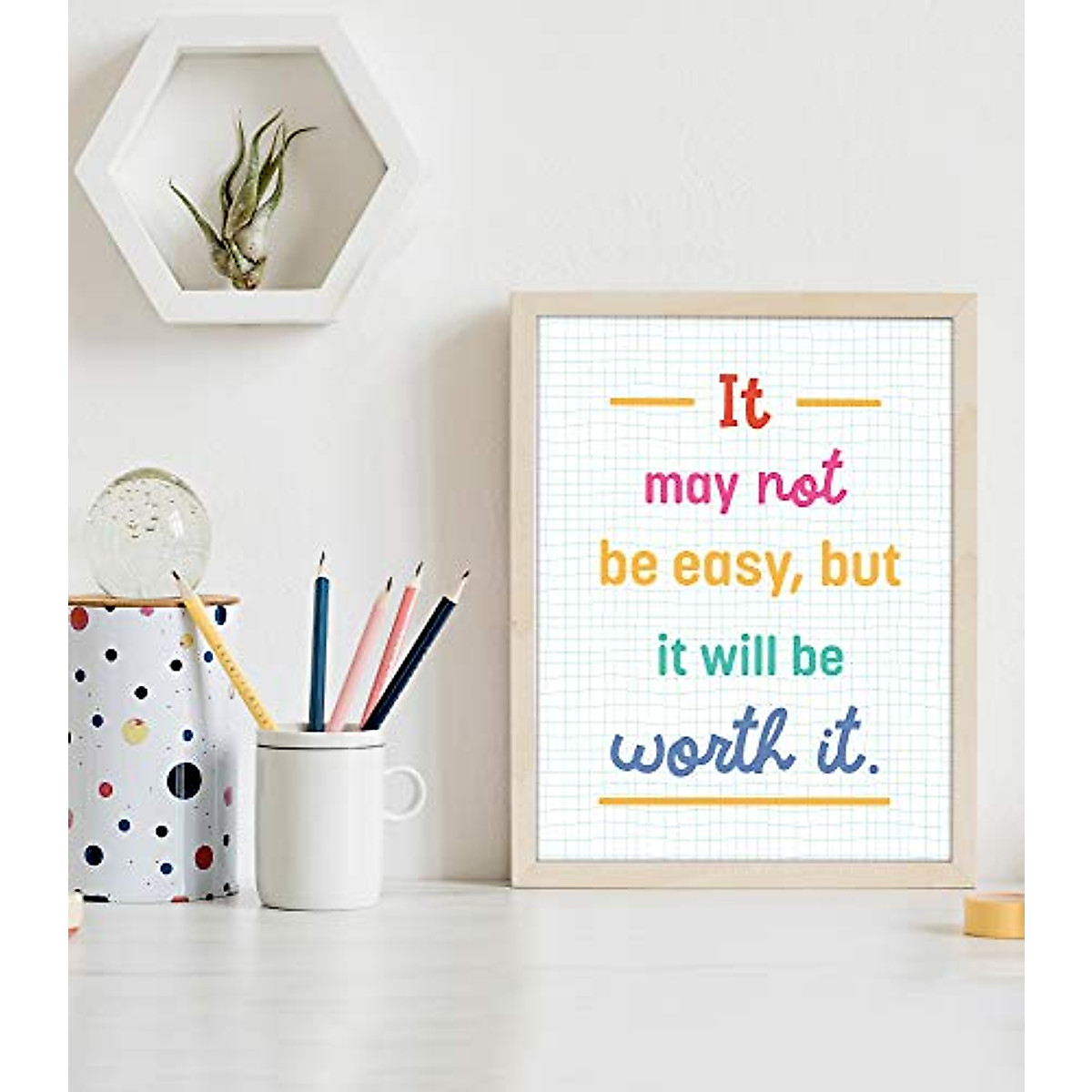 Carson Dellosa 12-Piece Growth Mindset 8.5"x 11” Positive Quote Wall Poster Set, Motivational Posters for Classroom Bulletin Board, Inspirational Wall Decor, Classroom Decoration