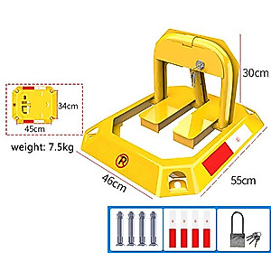 Parking Post,Private Car Parking Latch Space Lock,Easy Installation,Car Park Driveway Guard Saver,Protect Your Parking Space