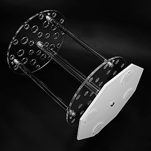 Pipette Rack Test Tube Rack, 28-Holes Pipette Rack Lab Pipette Holder Plexiglass for Student and Teacher for Chemical Laboratory