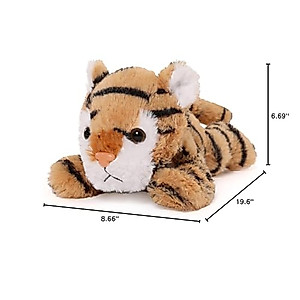 MaoGoLan Tiger Stuffed Animals, Stuffed Mommy Tiger with 3 Cubs, 4 PCs Large Tiger Plush Set for Boys Girls, Birthday Gift 20 inches